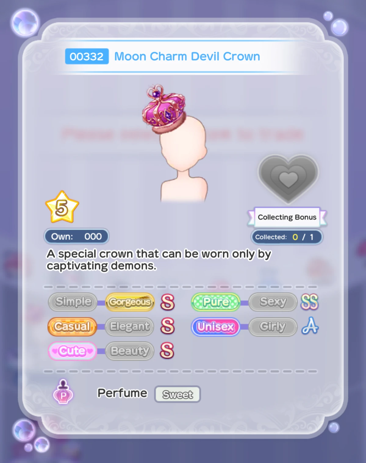 Moon Charm Devil Crown | CocoPPa Dolls Wiki | Fandom