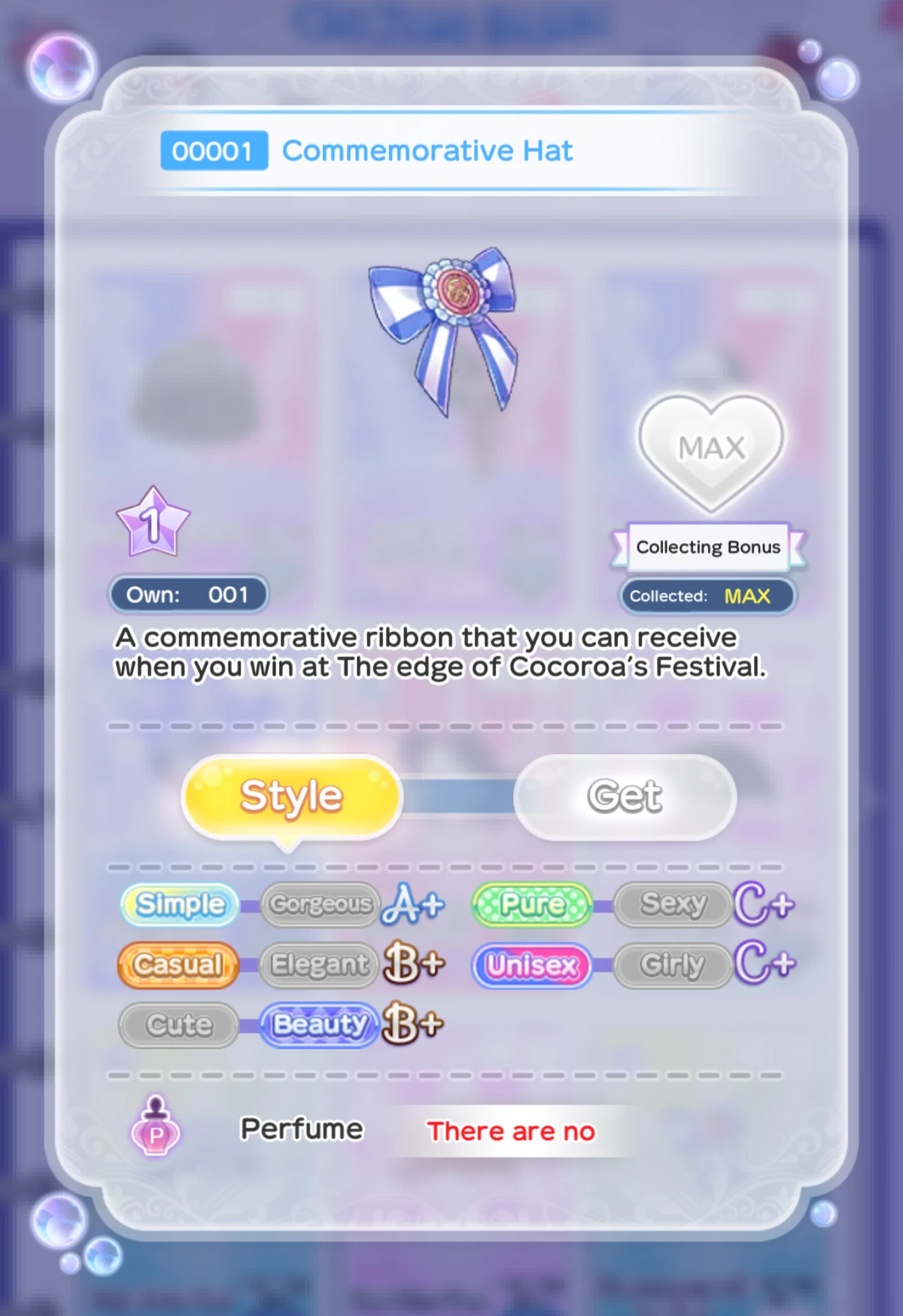 Commemorative Hat | CocoPPa Dolls Wiki | Fandom