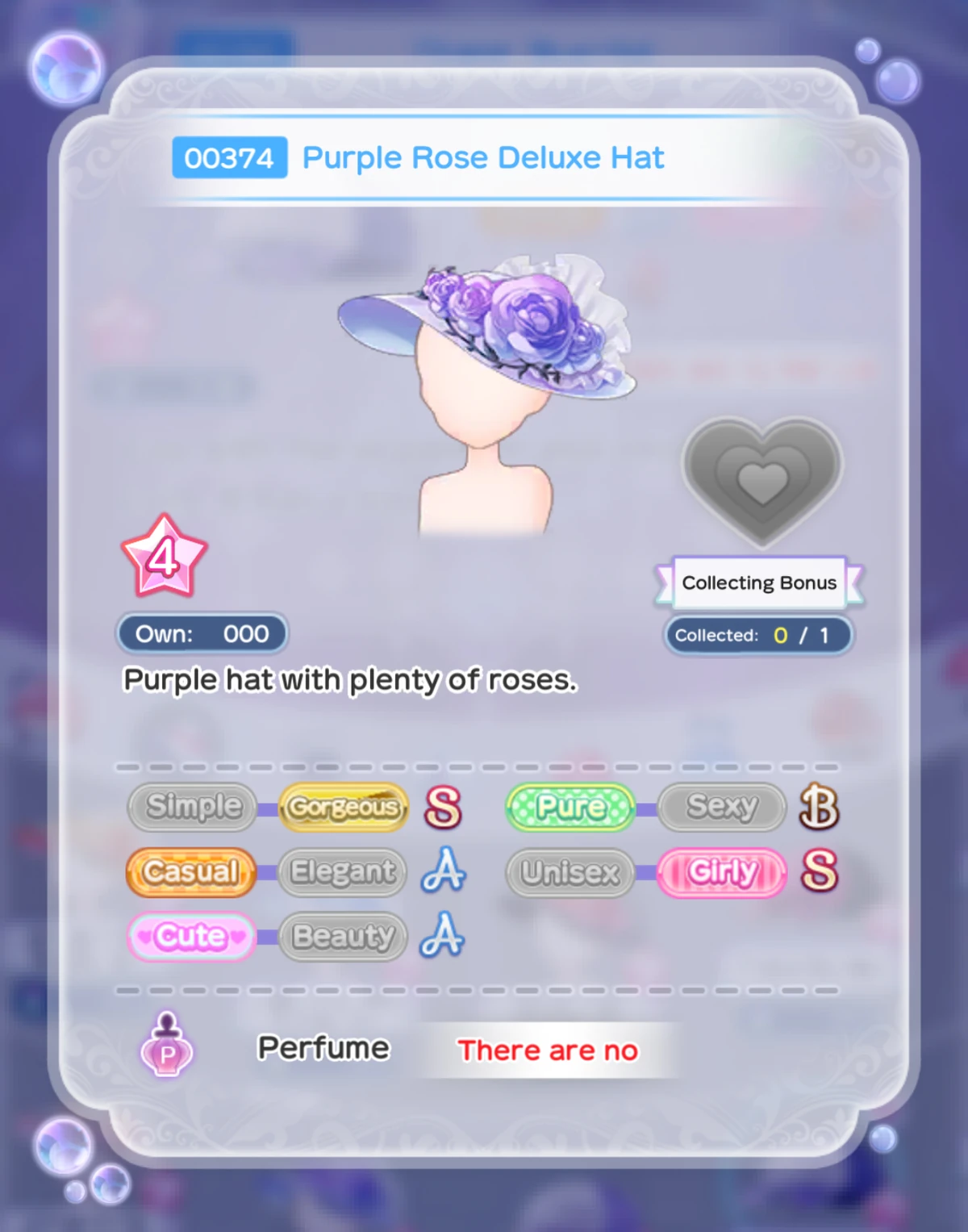 Purple Rose Deluxe Hat | CocoPPa Dolls Wiki | Fandom