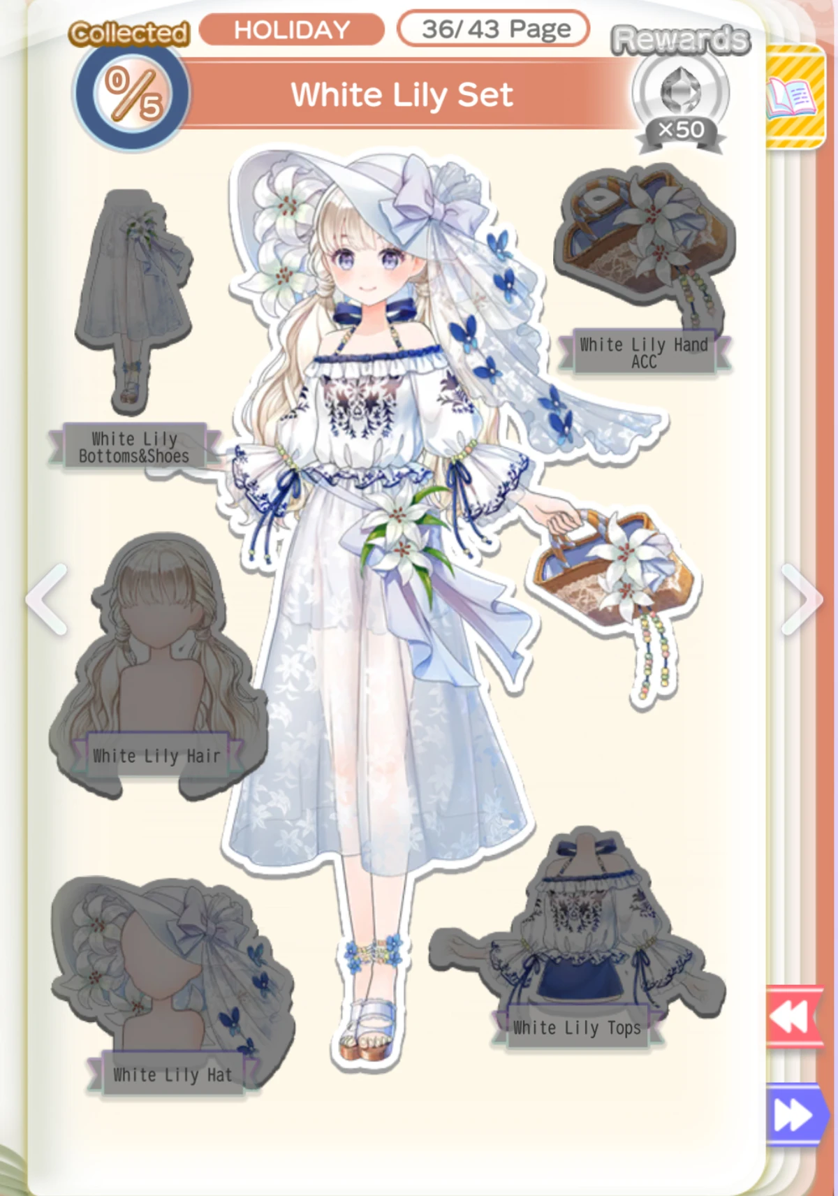 White Lily Set | CocoPPa Dolls Wiki | Fandom
