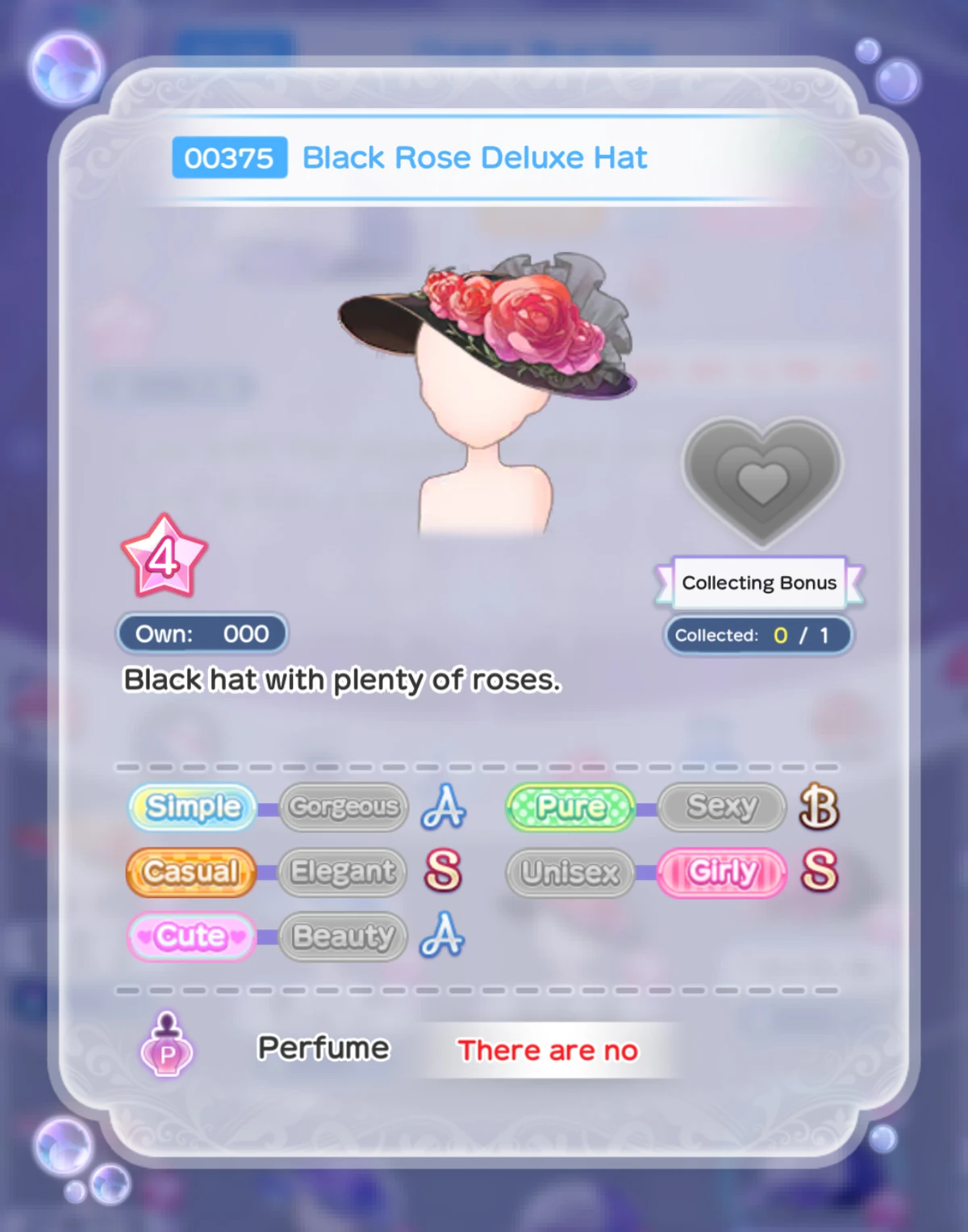 Black Rose Deluxe Hat | CocoPPa Dolls Wiki | Fandom