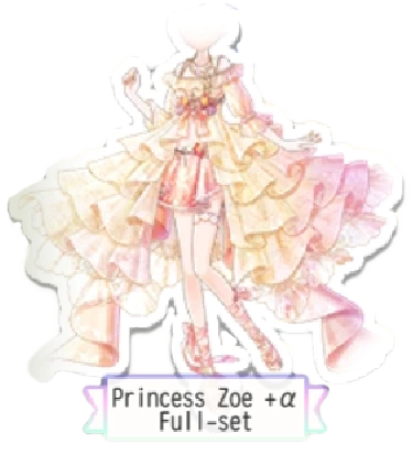 Princess Zoe + α Full-set | CocoPPa Dolls Wiki | Fandom