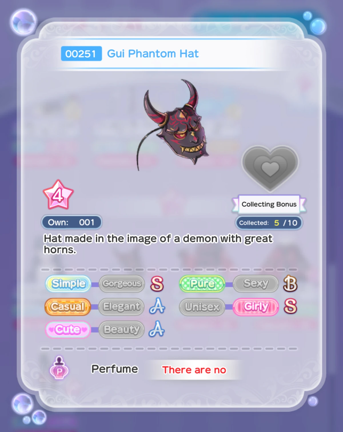 Gui Phantom Hat | CocoPPa Dolls Wiki | Fandom