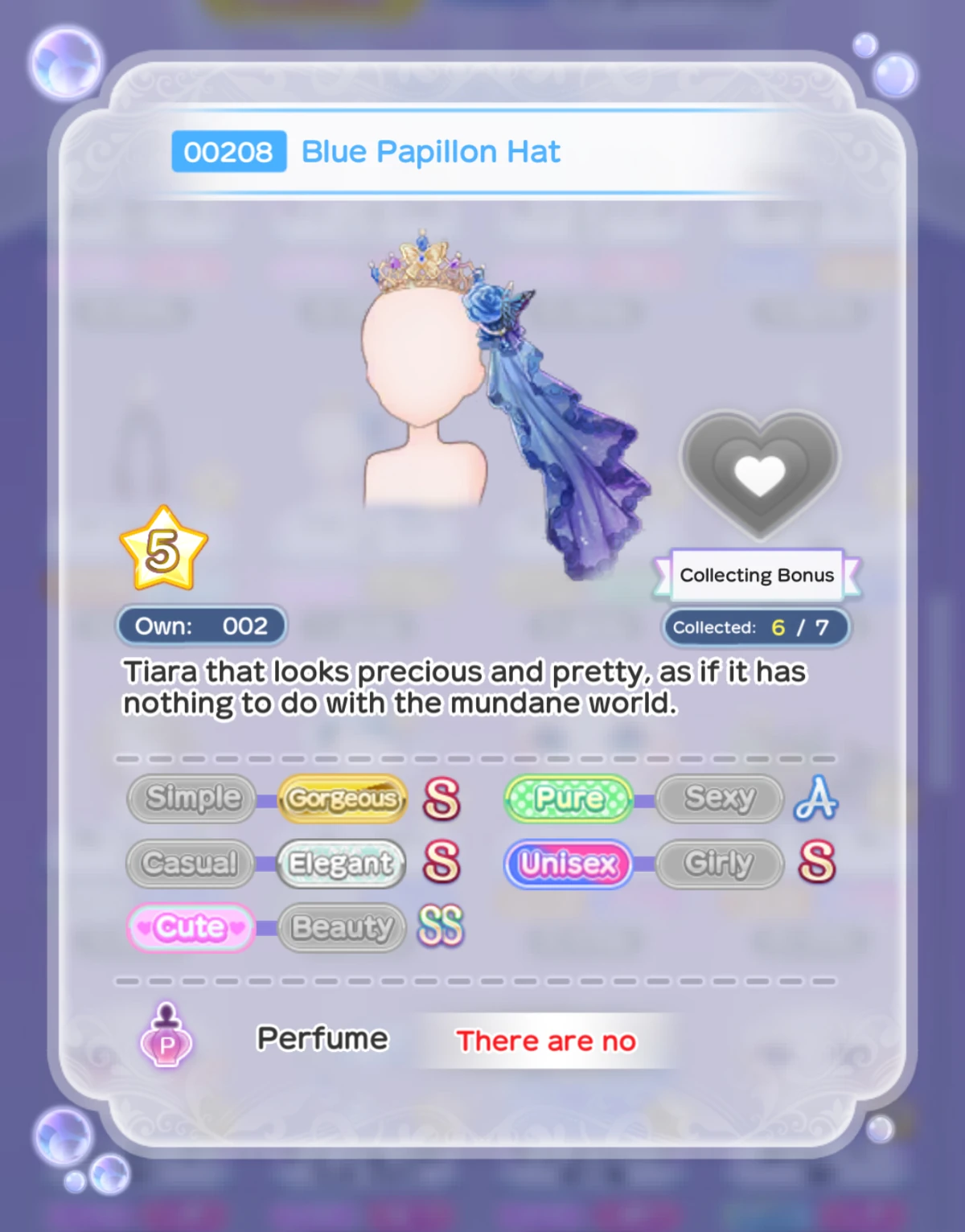 Blue Papillon Hat | CocoPPa Dolls Wiki | Fandom