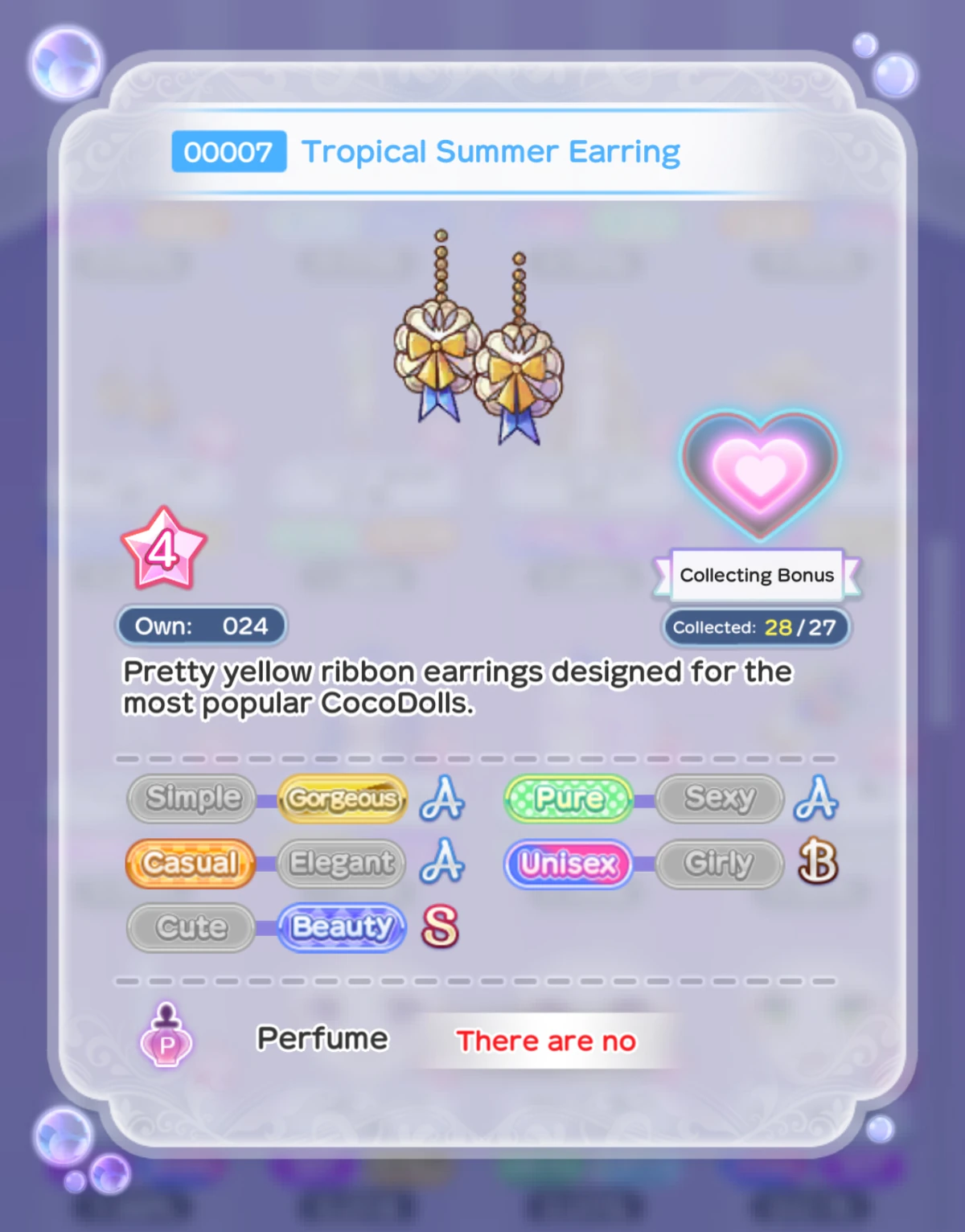 Tropical Summer Earring | CocoPPa Dolls Wiki | Fandom