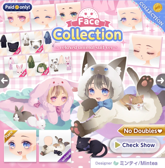 Face Collection Gacha Vol.9 | CocoPPa Play Wiki | Fandom