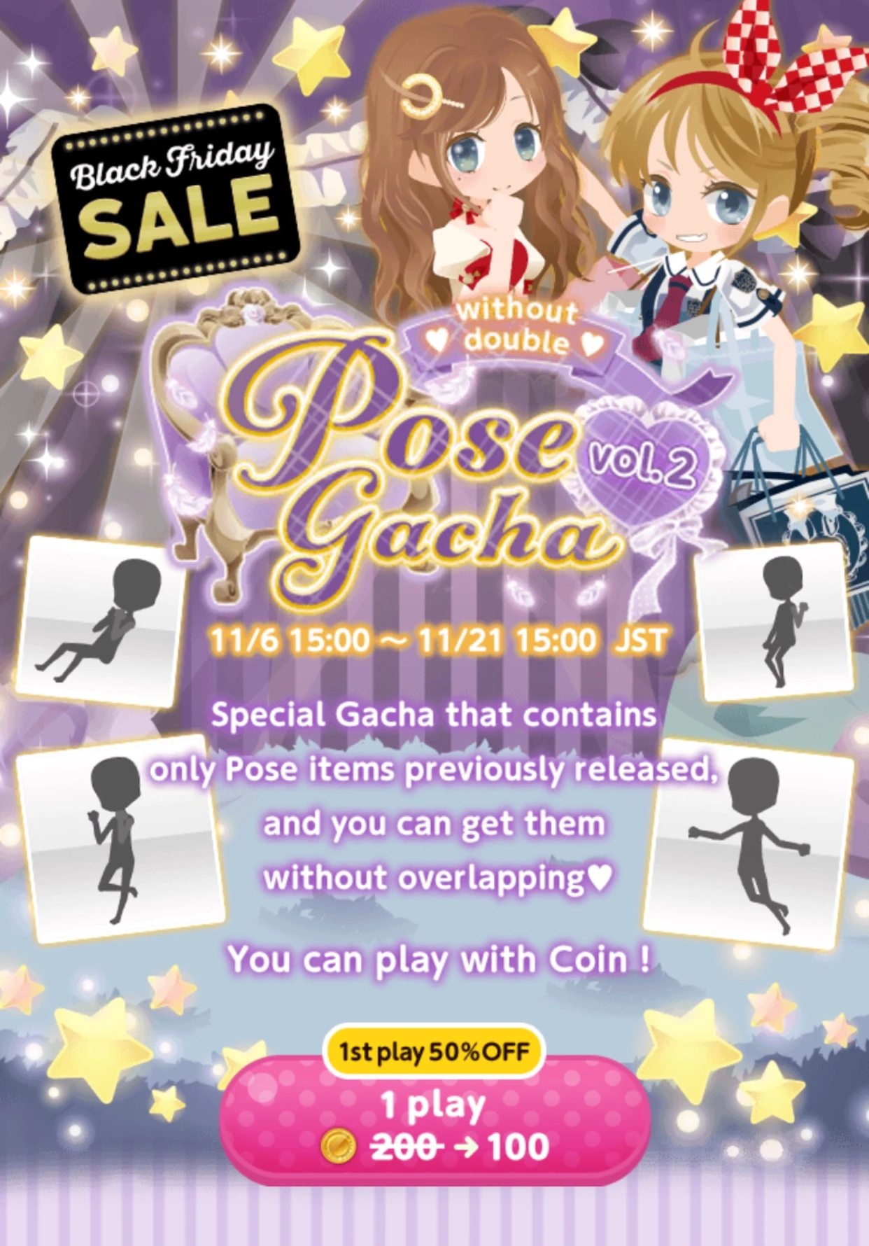 Falling Pose Gacha Life