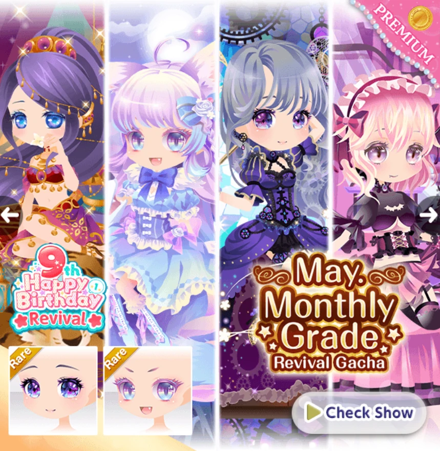 May Monthly Grade Revival Gacha | CocoPPa Play Wiki | Fandom