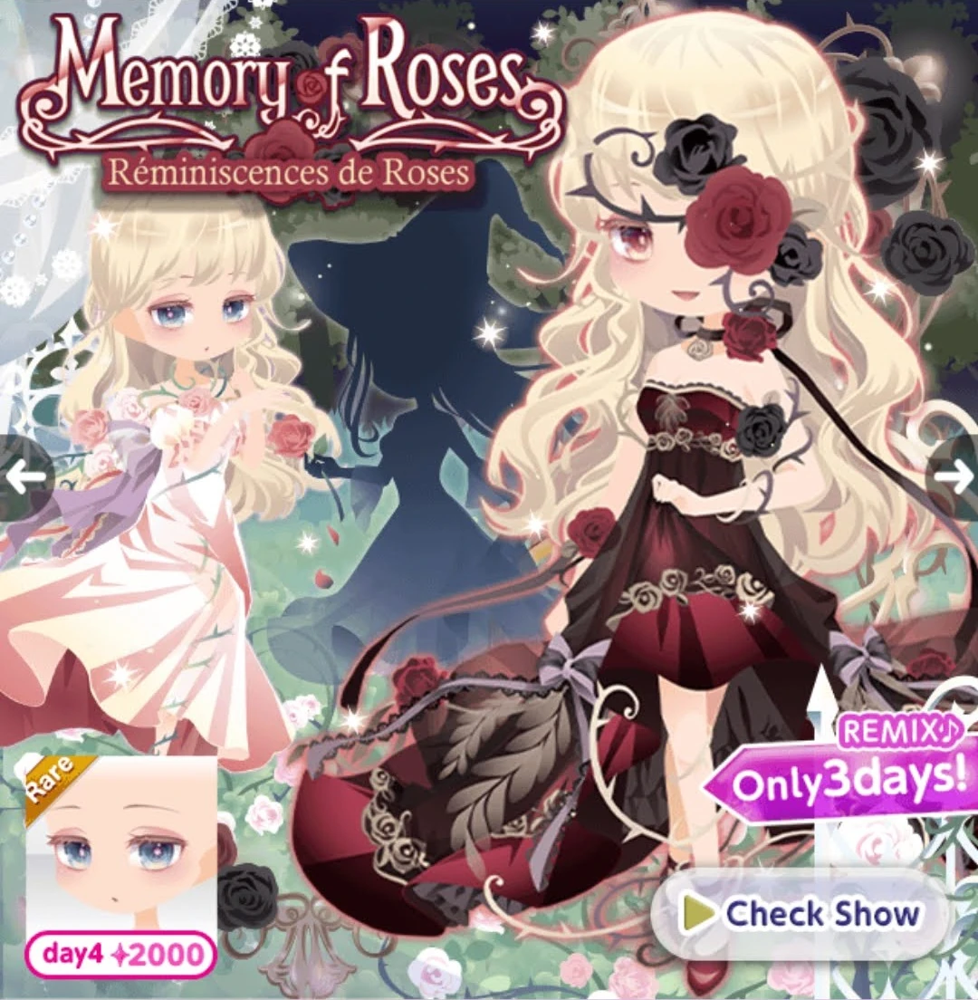 Memory of Roses/Remix | CocoPPa Play Wiki | Fandom