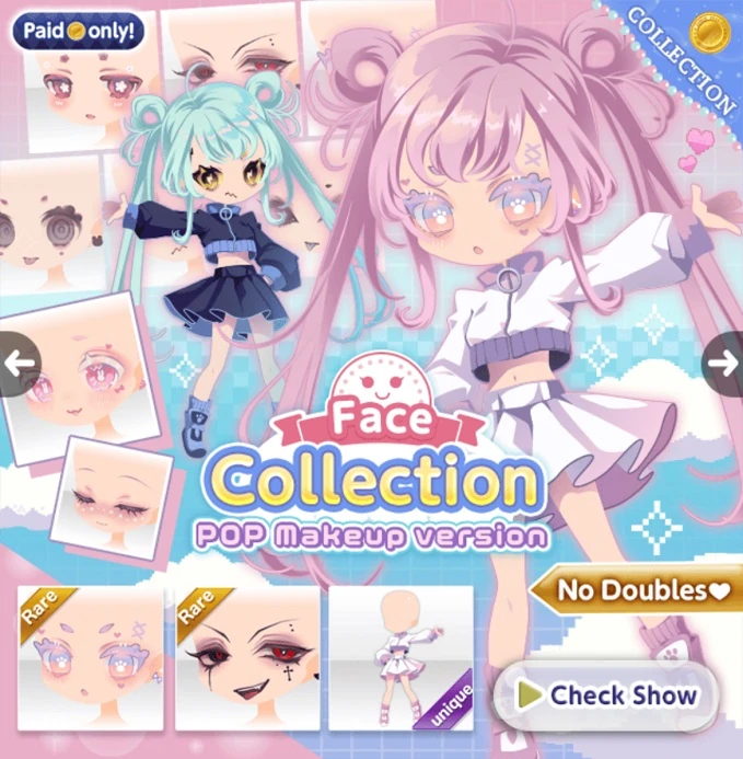 Face Collection Gacha Vol.2 | CocoPPa Play Wiki | Fandom