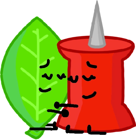Leafy and Pin | BFDI Cringe Studios Wiki | Fandom