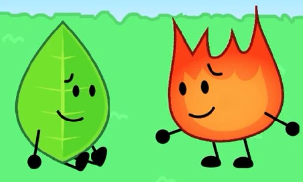 Firey and Leafy | BFDI Cringe Studios Wiki | Fandom