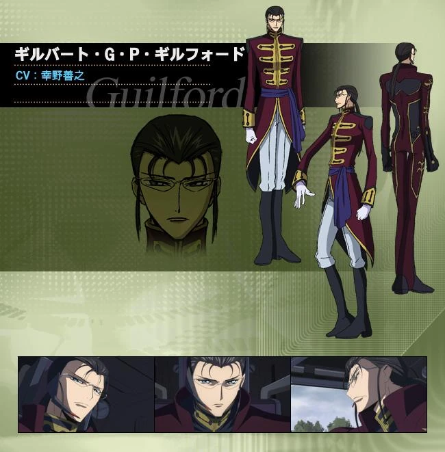 Gilbert G.P. Guilford | Code Geass Wiki | Fandom