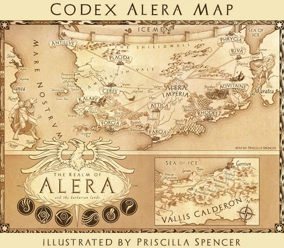 Maps for Codex Alera Series | Codex Alera Wiki | Fandom