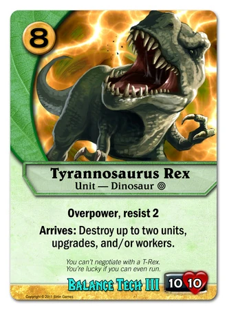 Tyrannosaurus Rex | Codex: Card-Time Strategy вики | Fandom