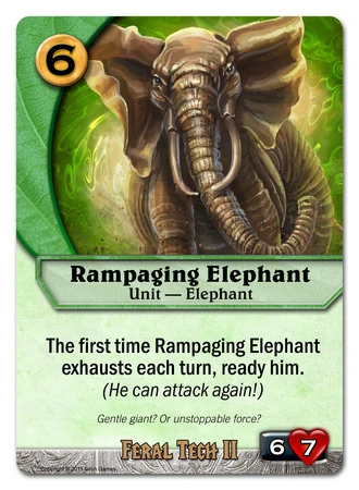 Rampaging Elephant | Codex: Card-Time Strategy вики | Fandom