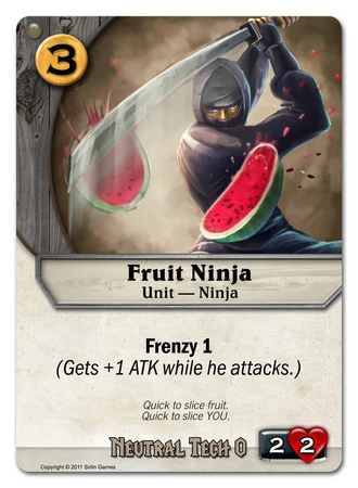 Fruit Ninja | Codex: Card-Time Strategy вики | Fandom