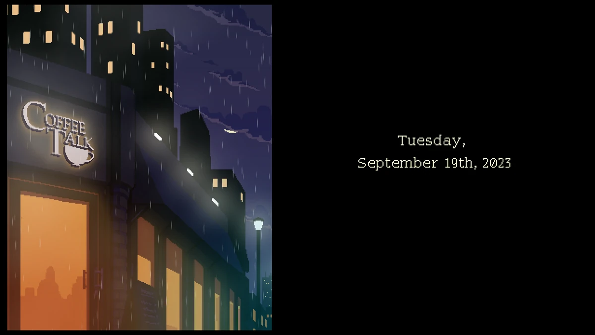 Day 1: Tuesday September 19th, 2023 | Coffeetalk Wiki | Fandom
