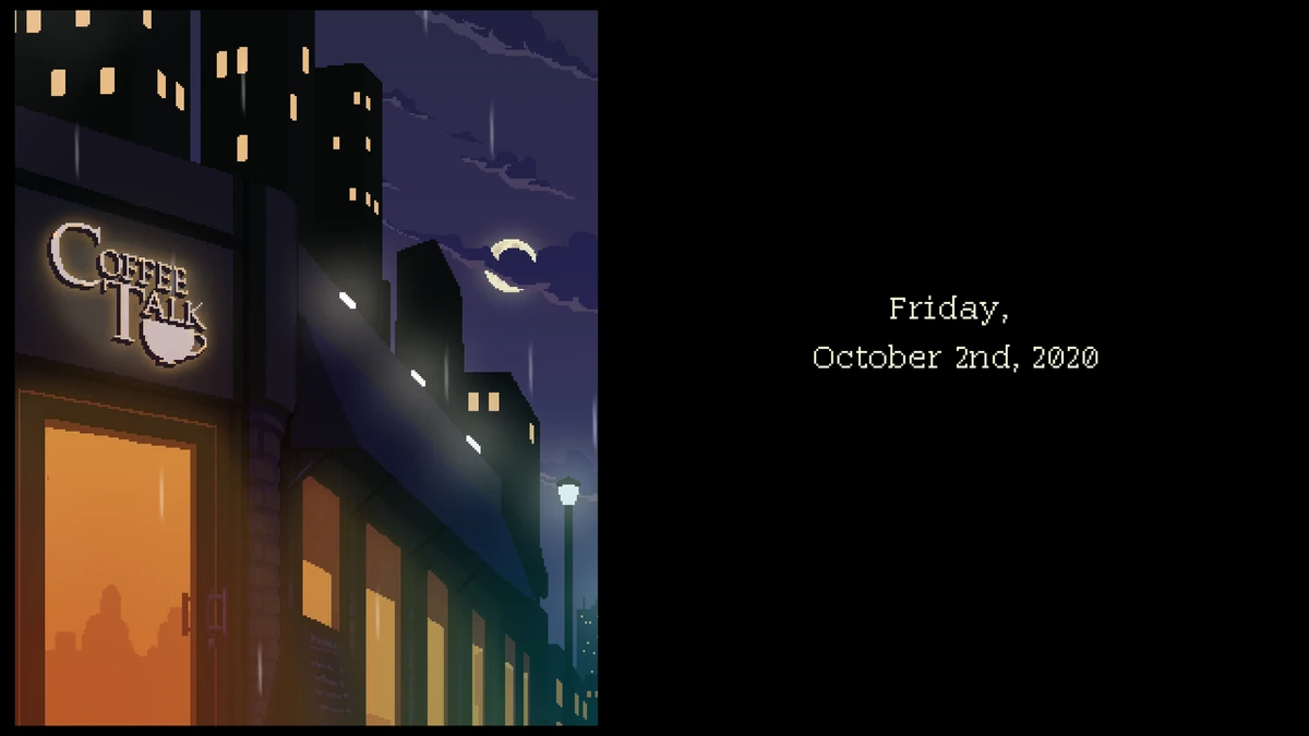 Day 11: Friday, October 2nd, 2020 | Coffeetalk Wiki | Fandom