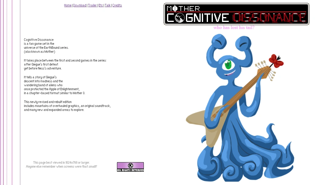 Website | Mother: Cognitive Dissonance Wiki | Fandom