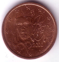 FRA EUR 2000 2 Cent | Coin Collecting Wiki | Fandom