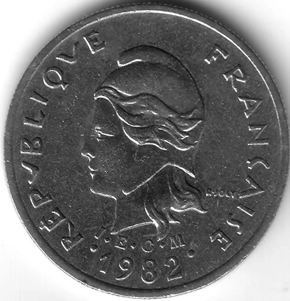 XPF 1982 10 Franc | Coin Collecting Wiki | Fandom