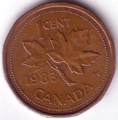 CAN CAD 1983 1 Cent | Coin Collecting Wiki | Fandom