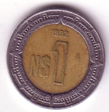 MXN 1992 1 Peso | Coin Collecting Wiki | Fandom