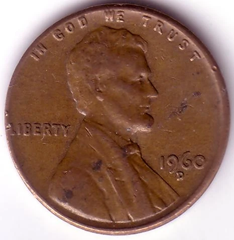 USD 1960 1 Cent D | Coin Collecting Wiki | Fandom
