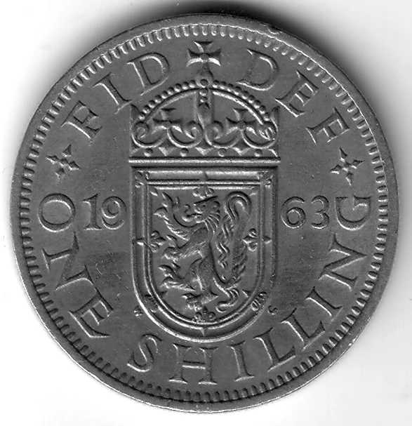 GBP 1963 1/- Shilling | Coin Collecting Wiki | Fandom