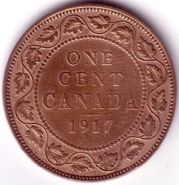 CAN CAD 1917 1 Cent | Coin Collecting Wiki | Fandom