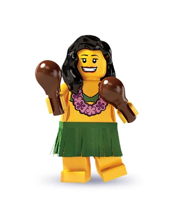 Hula Dancer | Collectable Minifigure Wiki | Fandom