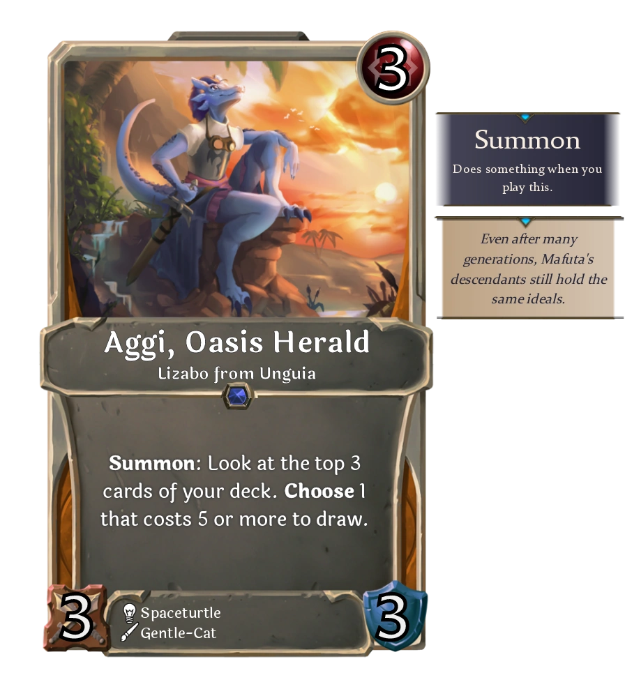 Aggi, Oasis Herald - Official Collective Wiki