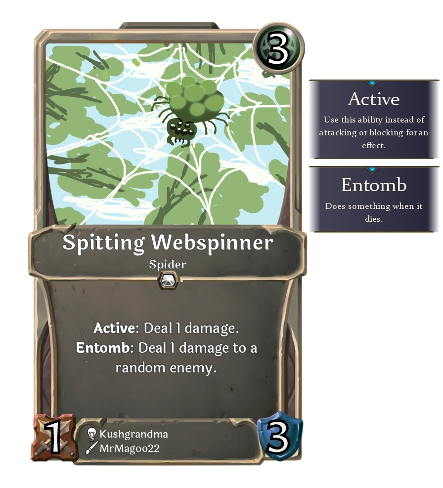 Spitting Webspinner - Official Collective Wiki