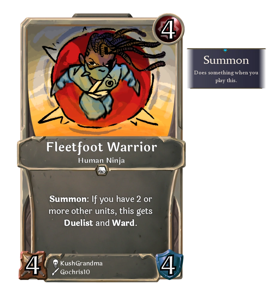 Fleetfoot Warrior - Official Collective Wiki
