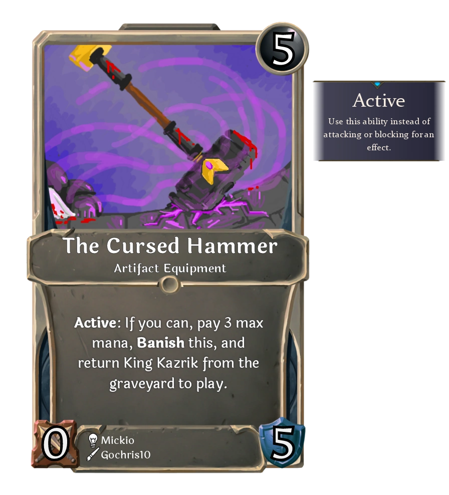 The Cursed Hammer - Official Collective Wiki
