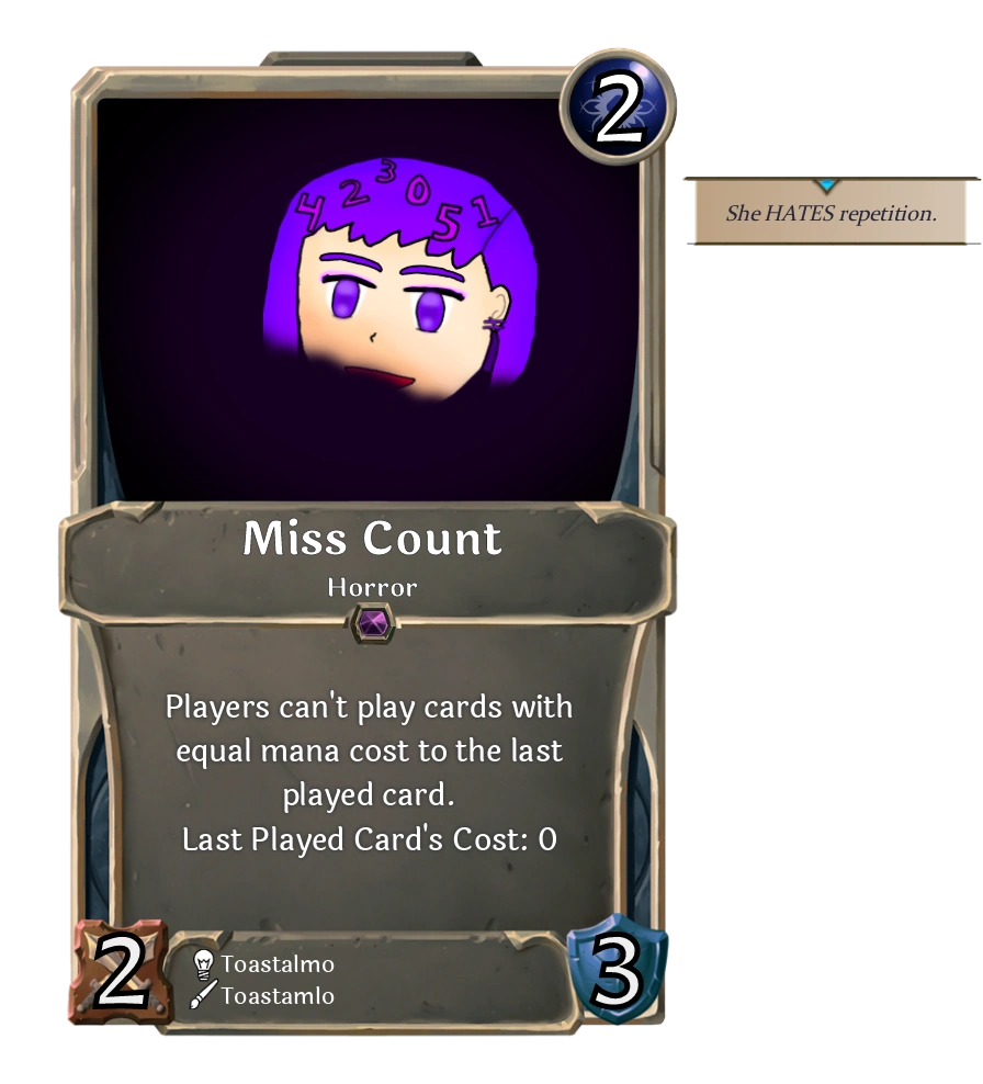 Miss Count - Official Collective Wiki