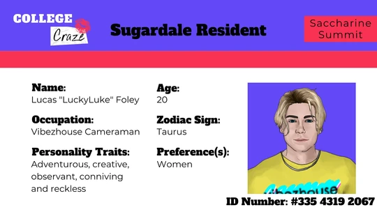 Lucas Arthur Foley | College Craze Wiki | Fandom