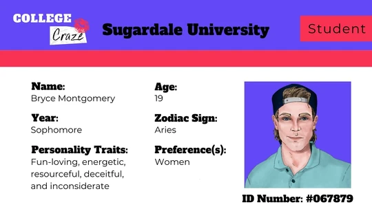 Bryce Montgomery | College Craze Wiki | Fandom