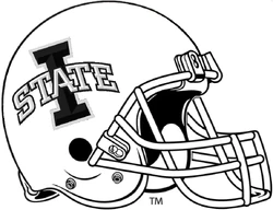iowa state football coloring pages