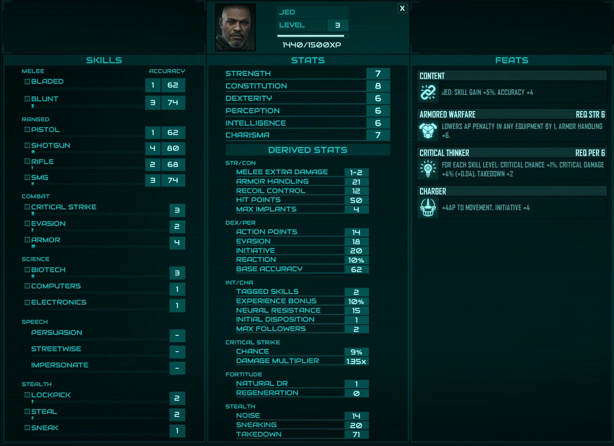 Jed | Colony Ship Wiki | Fandom