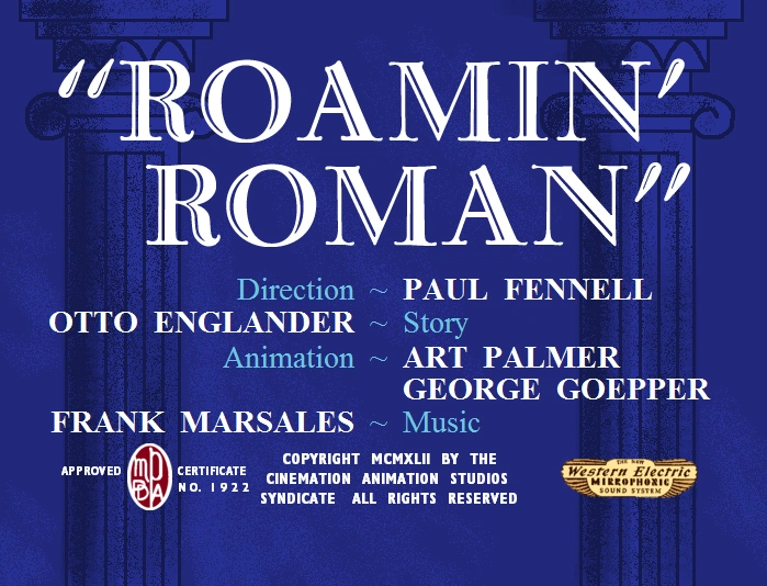 Roamin' Roman | Color Melodies Cartoons Wiki | Fandom