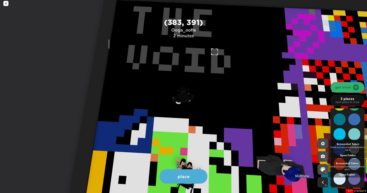 The Void | Color Place Roblox Wiki | Fandom