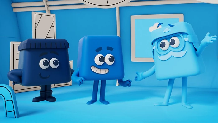 Deep Blue and Sky Blue | Colorblocks Wiki | Fandom