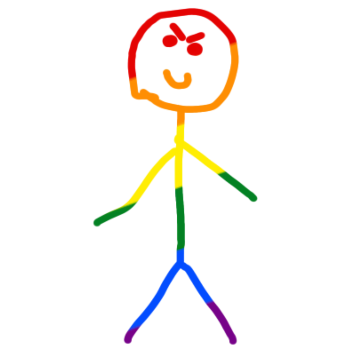 Rainbow Stickman | Colorful stickman people Wiki | Fandom