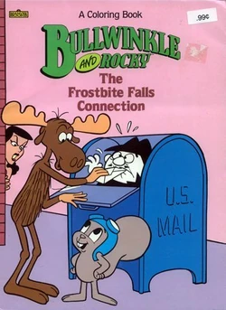 rocky and bullwinkle coloring book