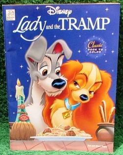 lady and the tramp coloring book