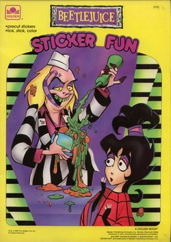 coloring book beetlejuice
