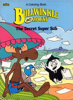 rocky and bullwinkle coloring book