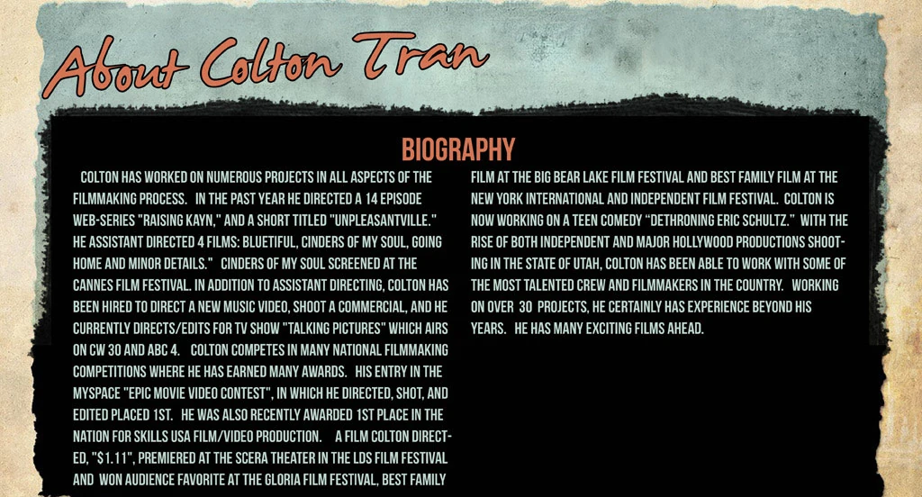 Colton Tran | Coltonette Wiki | Fandom